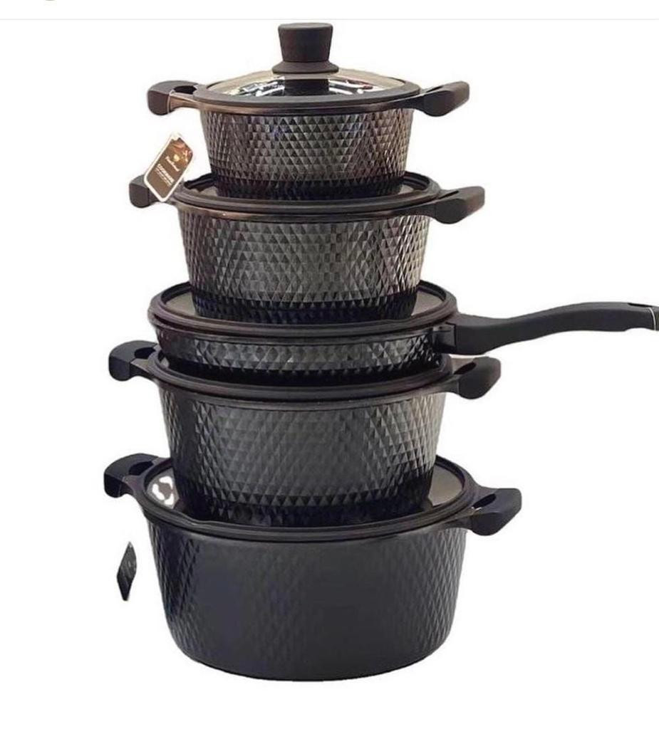 Non Stick Cookware set 5pcs with lid